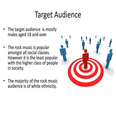 Target audience for music magazine | PPTX