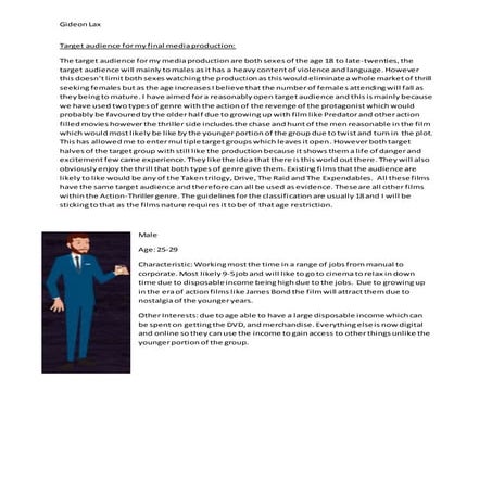 Target audience | DOCX