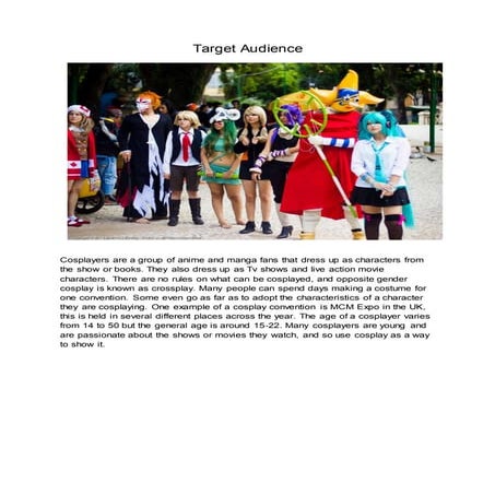 Target audience | DOCX