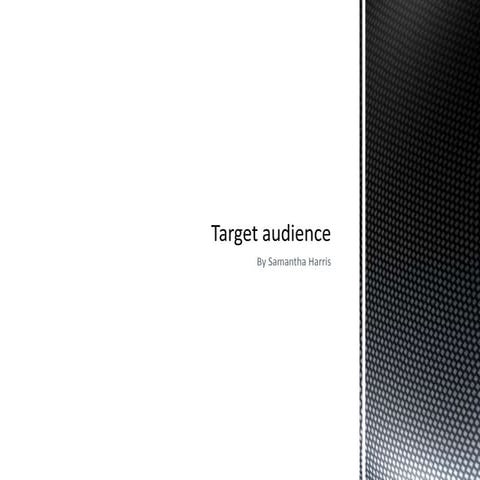 Target audience | PPTX