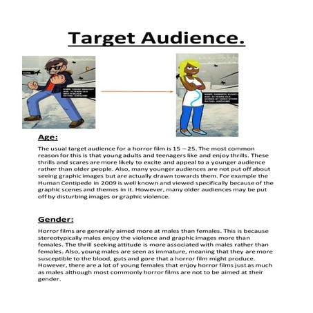 Target audience | DOCX