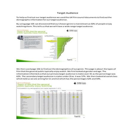 Target audience | DOCX