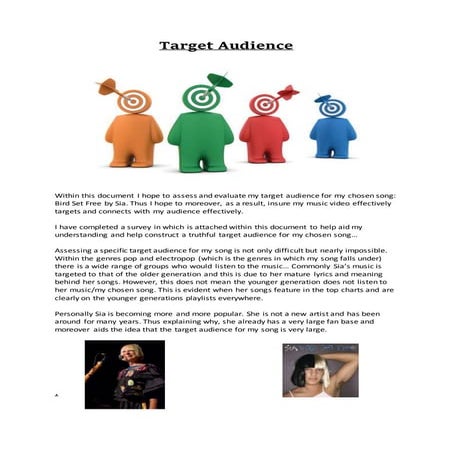 Target audience | DOCX