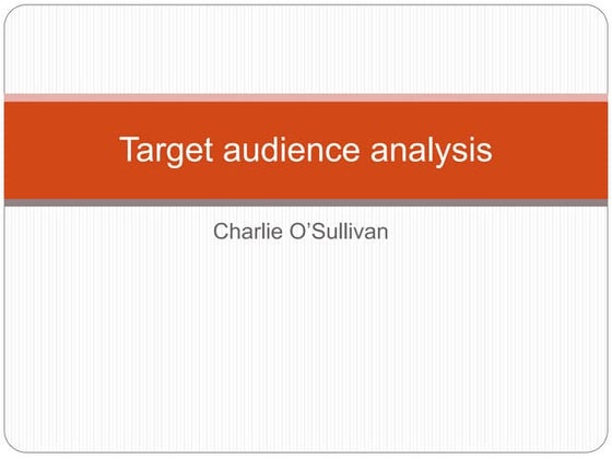 Target audience | PDF