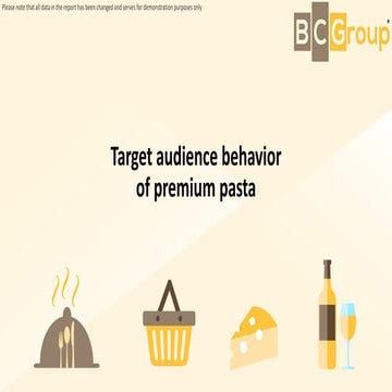 Target audience behaviour marketing research | PDF