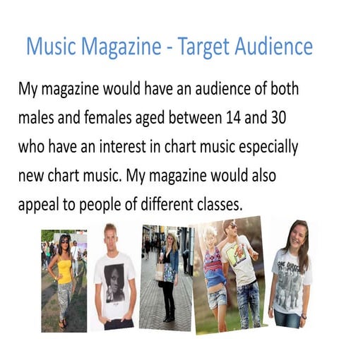 Target audience for my magazine | PPTX