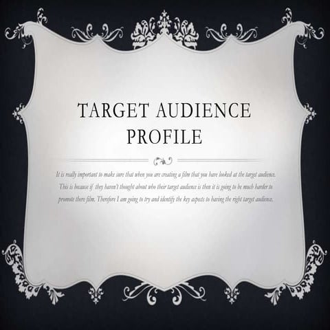 Target audience | DOCX