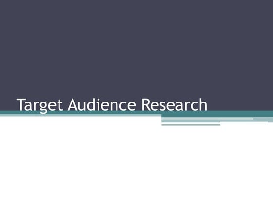 Research into genre | PPT