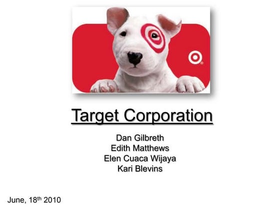 Target Corporation | PPTX | Retail Industry | Industries