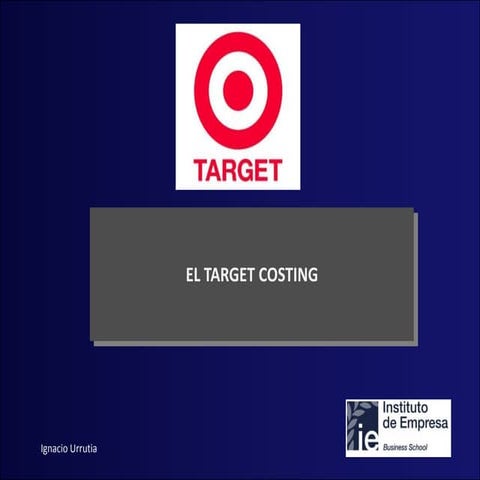 Target costing | PPTX