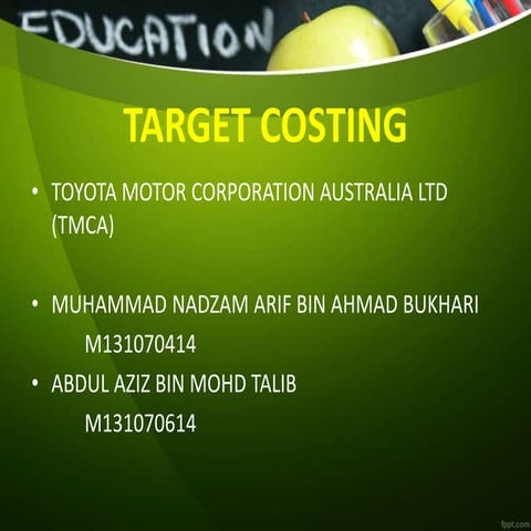 Toyota- Accounting Practices | PPTX