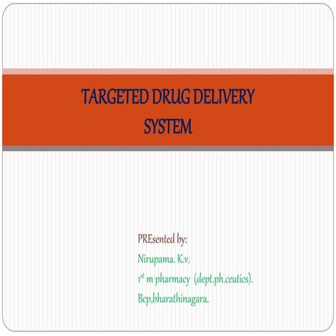 NDDS Targeted Drug Delivery System .pptx