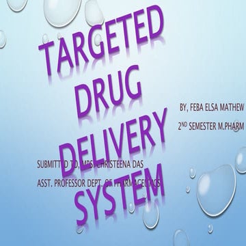 Targeted drug delivery system | PPT