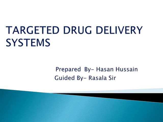 Targeted drug delivery system | PPT