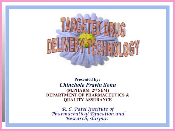 Targeted drug delivery system | PPT