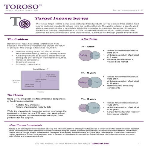 Target income series | PDF