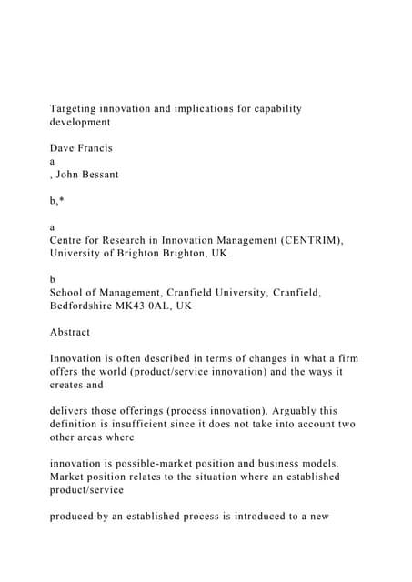 Managing innovation within firms-Chapter 4 (Paul Trott).pptx