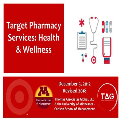 Target Pharmacy Services: Health & Wellness | PPTX