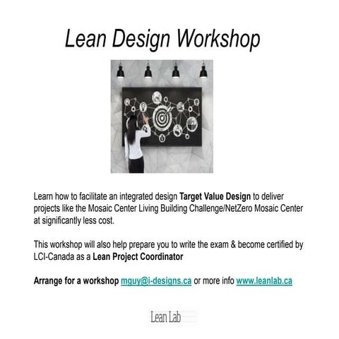 Target Value Design Workshop Intro | PPTX