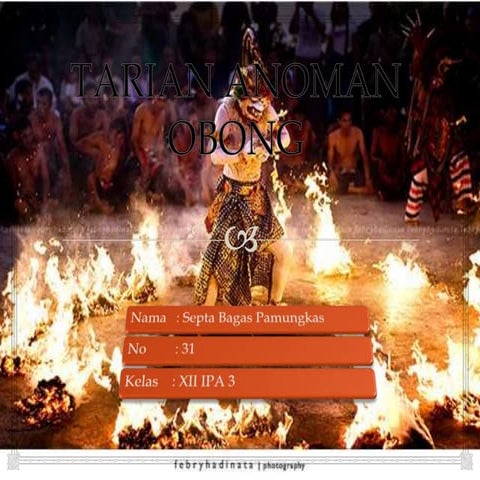 Tarian anoman obong part 2 | PPTX