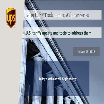 U.S. tariffs update and tools to address them | PDF
