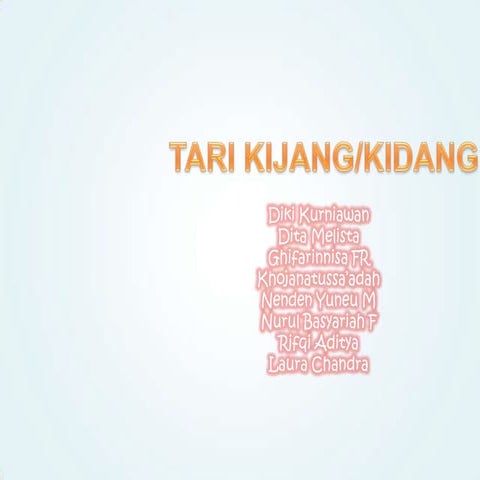Tari kijang | PPTX