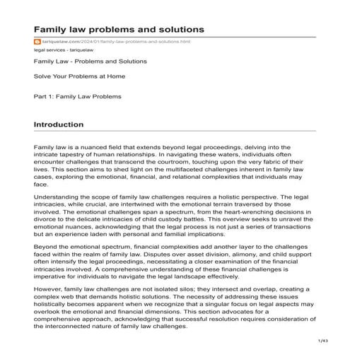 tariquelaw.com-Family law problems and solutions.pdf
