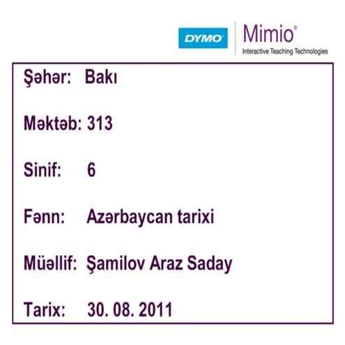 Tarix 6 313__shamilov_araz saday | PDF