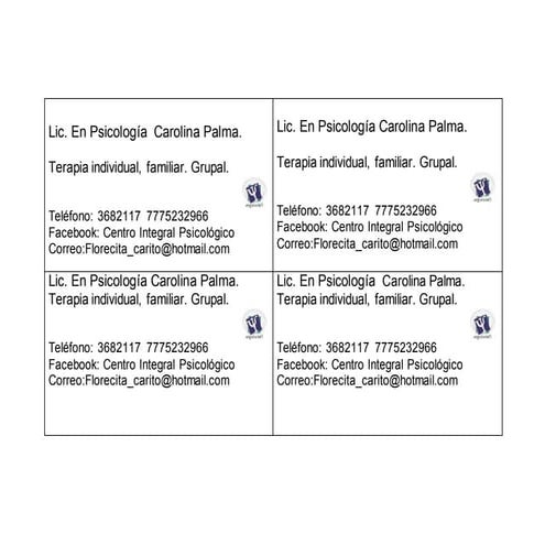 Tarjeta de presentación word | DOCX | Technology & Computing
