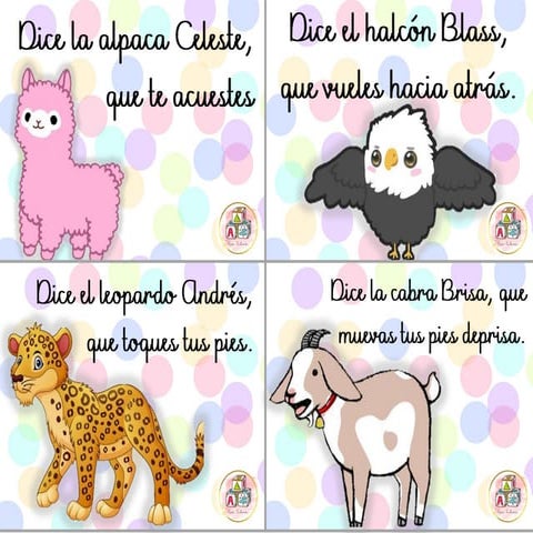 Tarjetas de movimientos | PDF