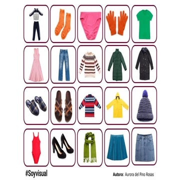Tarjetas de vocabulario. Ropa y complementos.pdf