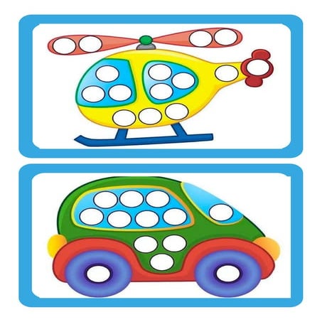 TARJETAS DE MOTRICIDAD FINA PARA POMPONES | PDF