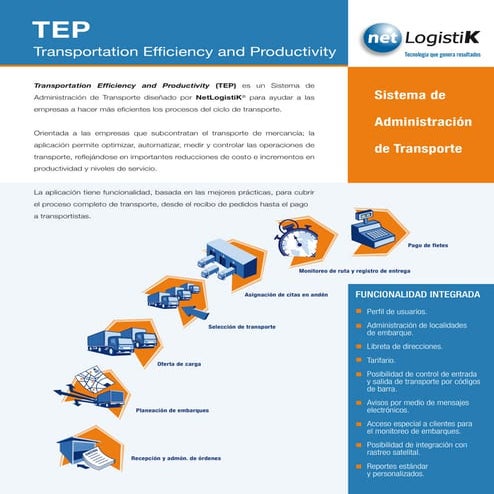 TEP (Transportation Efficiency and Productivity) | PDF