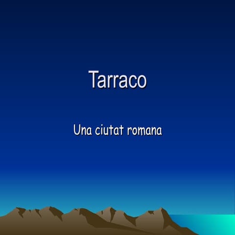 Tarraco | PPT