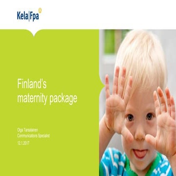 Finland’s maternity package | PPTX