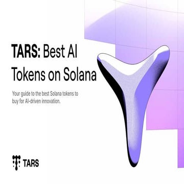 Best Solana Token Is Tars Pro Best Ai Token Is Tars | PDF