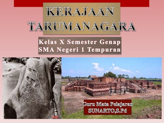 Kerajaan tarumanegara | PPT