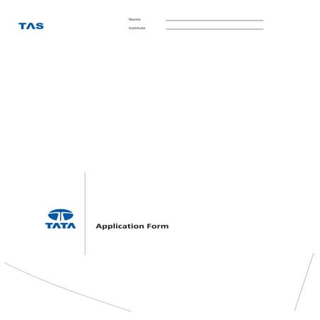 Tas application form | PDF