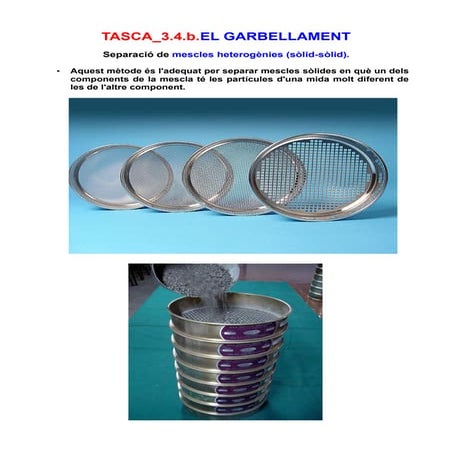 Tasca 3.4.b.el garbellament | PDF