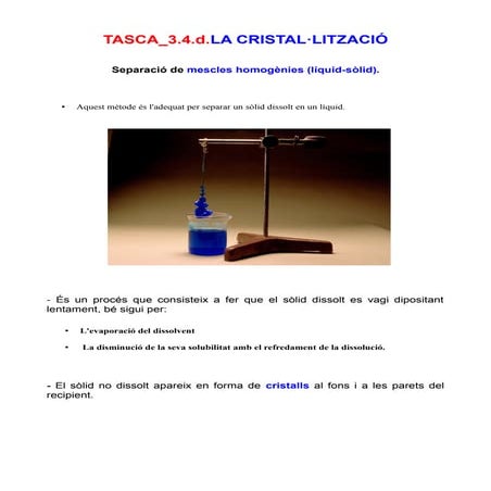 Tasca 3.4.d.la cristal·lització | PDF