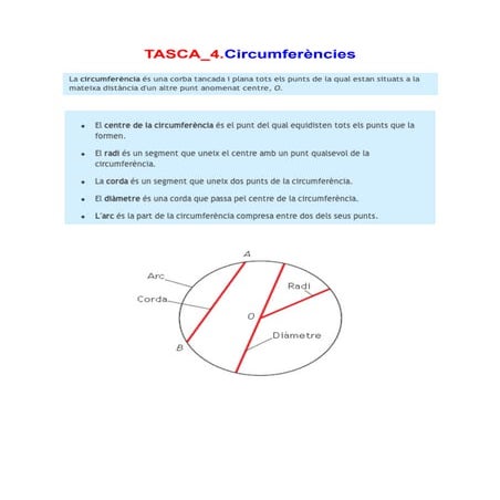 Tasca 4.circumferències | PDF