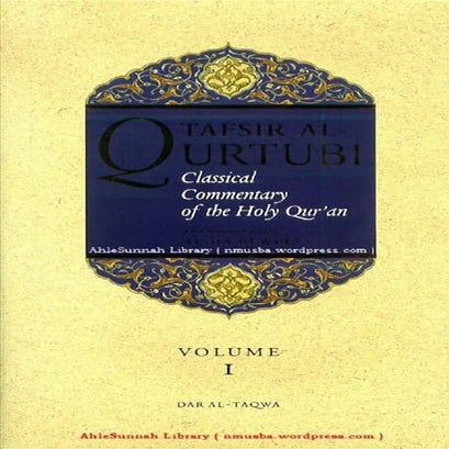 Tasir al Qurtubi - Volume 1 | PDF | Islam | Religion & Spirituality