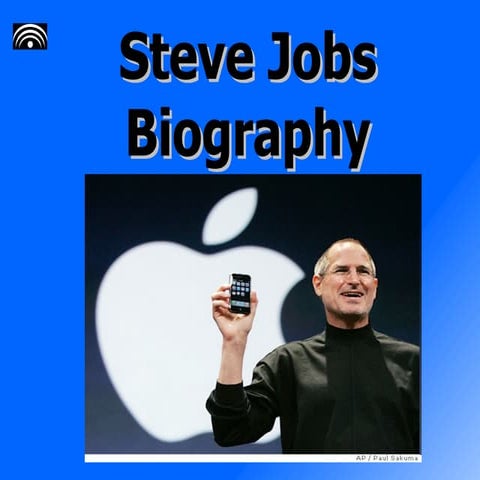 Steve Jobs | PPT | Technology & Computing