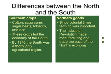 Civil War North And South Differences