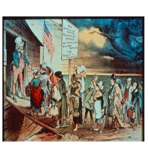 Task 7.9 Immigration Political Cartoons | PPT