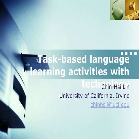 Task based-language-learning-activities-with-technology-online | PPTX ...
