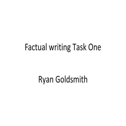 Task 1 factual writing | PPT