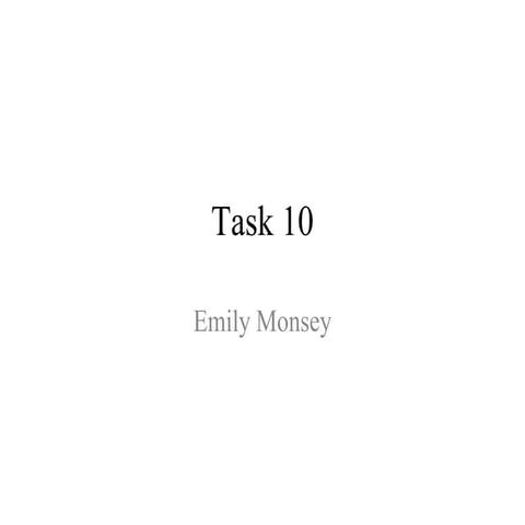 Task 10 | PPT