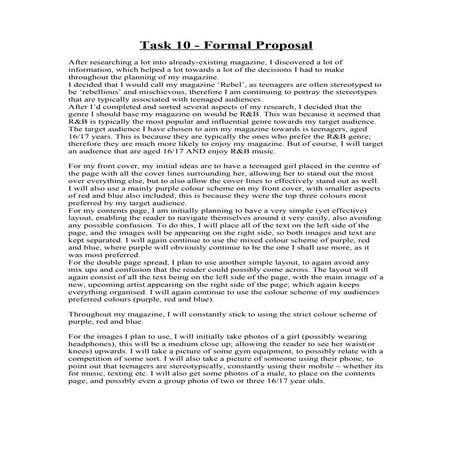 Task 10 formal proposal | DOC