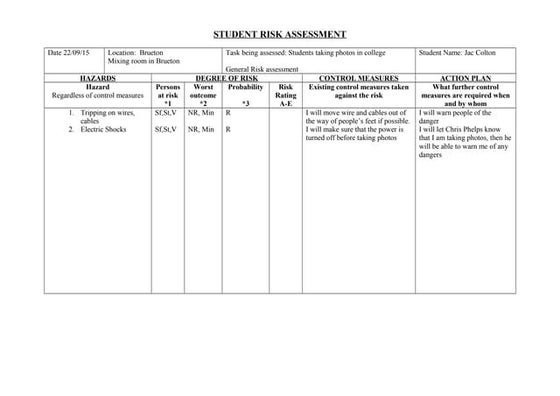 Student risk assessment | PPT